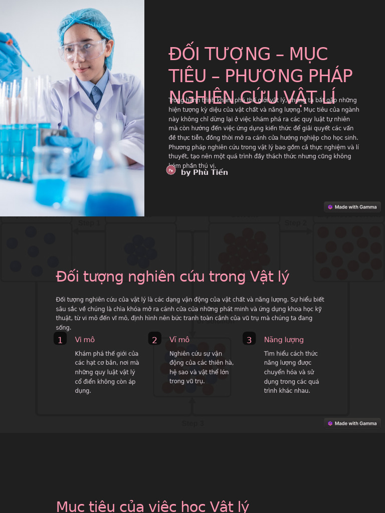 Doi Tuong Muc Tieu Phuong Phap Nghien Cuu Vat Li | PDF