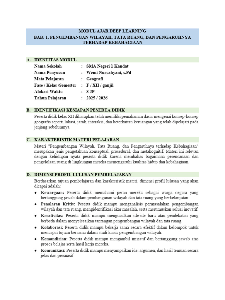 Modul Ajar Deep Learning 1 | PDF