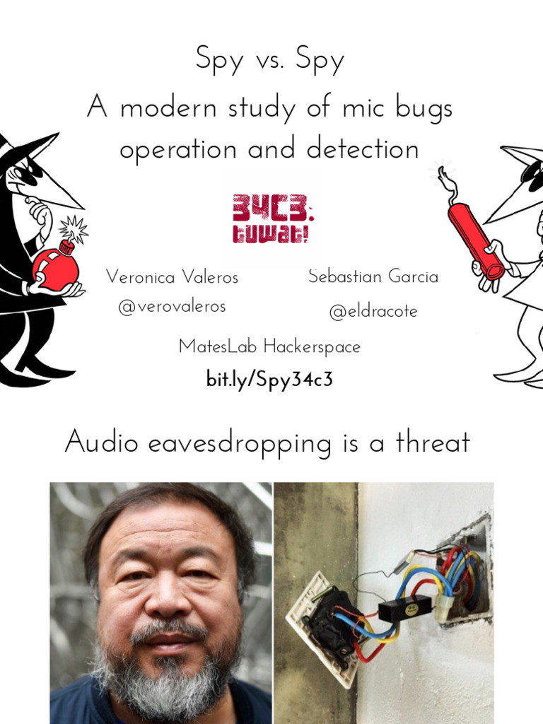 Spy Vs Spy Do You Have A Mic Bug at Home A Modern Study of Mic Bugs ...