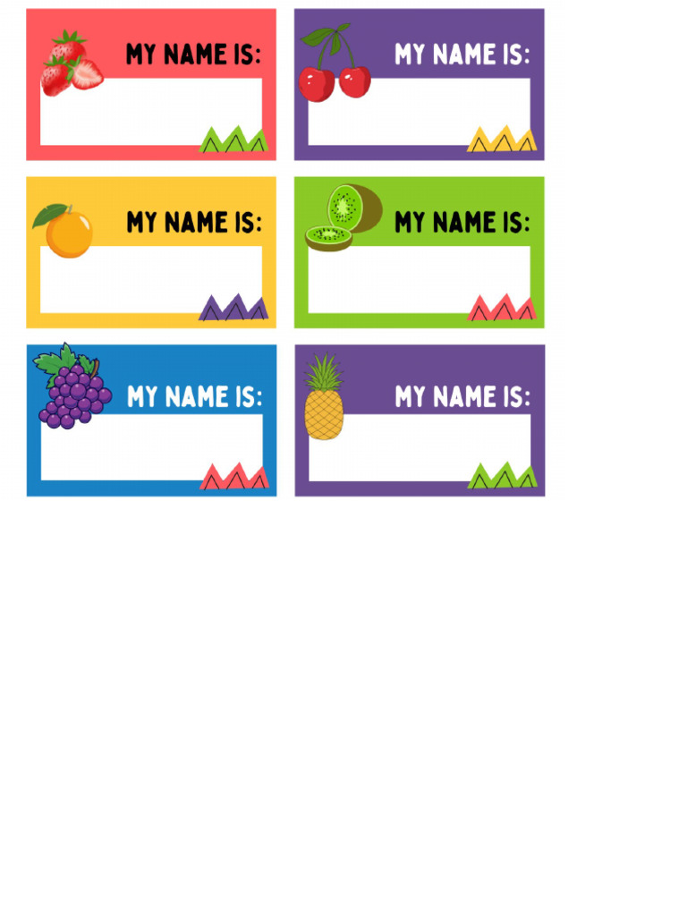 Nametag | PDF