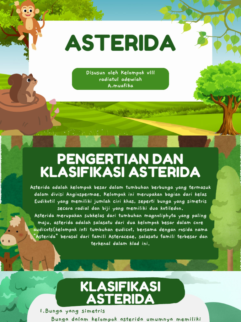 Klasifikasi dan Peranan Asterida | PDF
