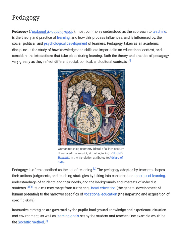 Understanding Pedagogy in Education | PDF | Pedagogy | Liberal Arts ...