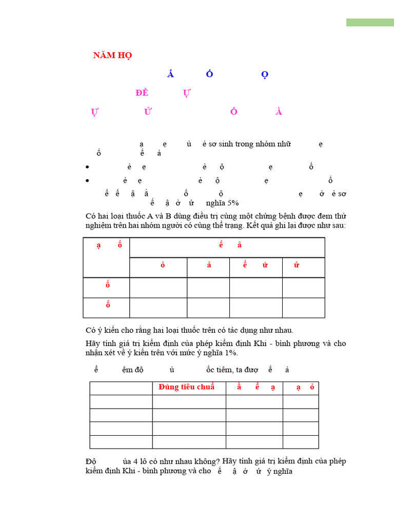 Thuc Hanh Excel Xu Ly Bai Toan Thong Ke - 242 - 71MATM10033 - 01-03 | PDF