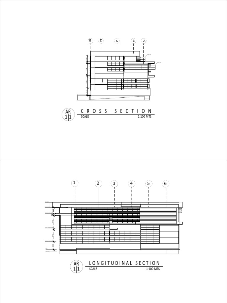 Building Floor and Elevation Plans | PDF | Basement