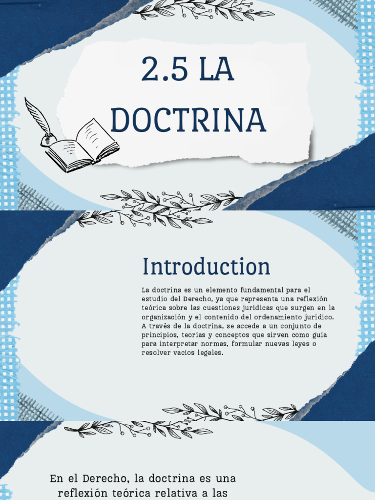 Qué es la doctrina en derecho | PDF