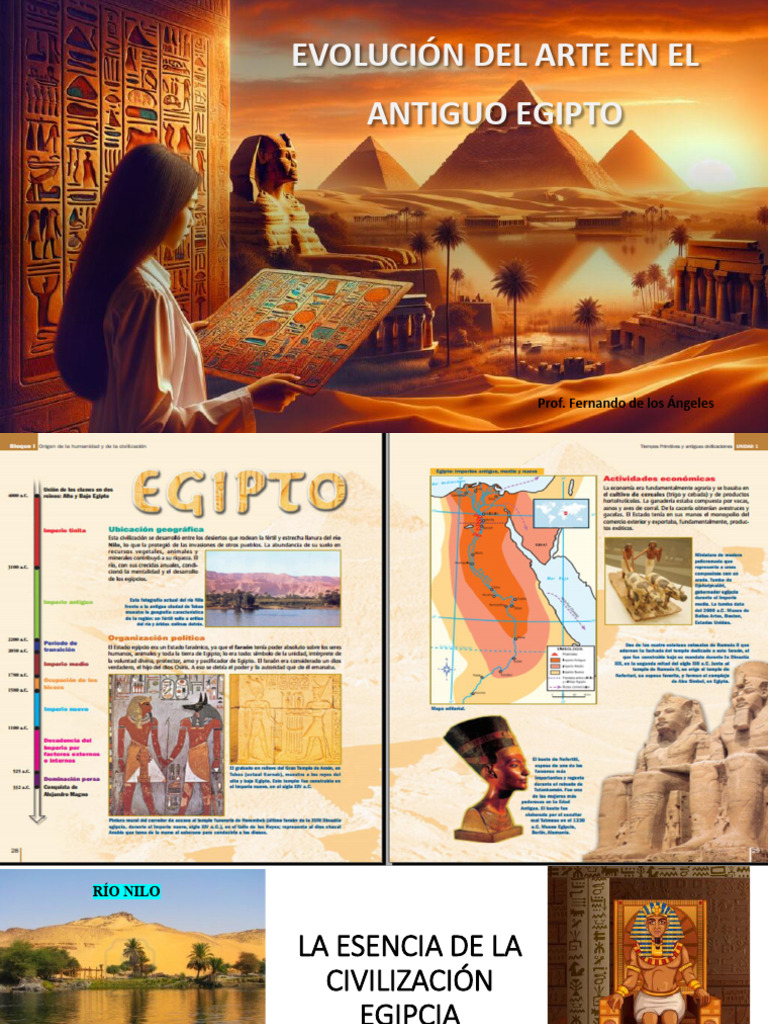 Clase - El Arte Egipcio | PDF | Osiris | Antiguo Egipto