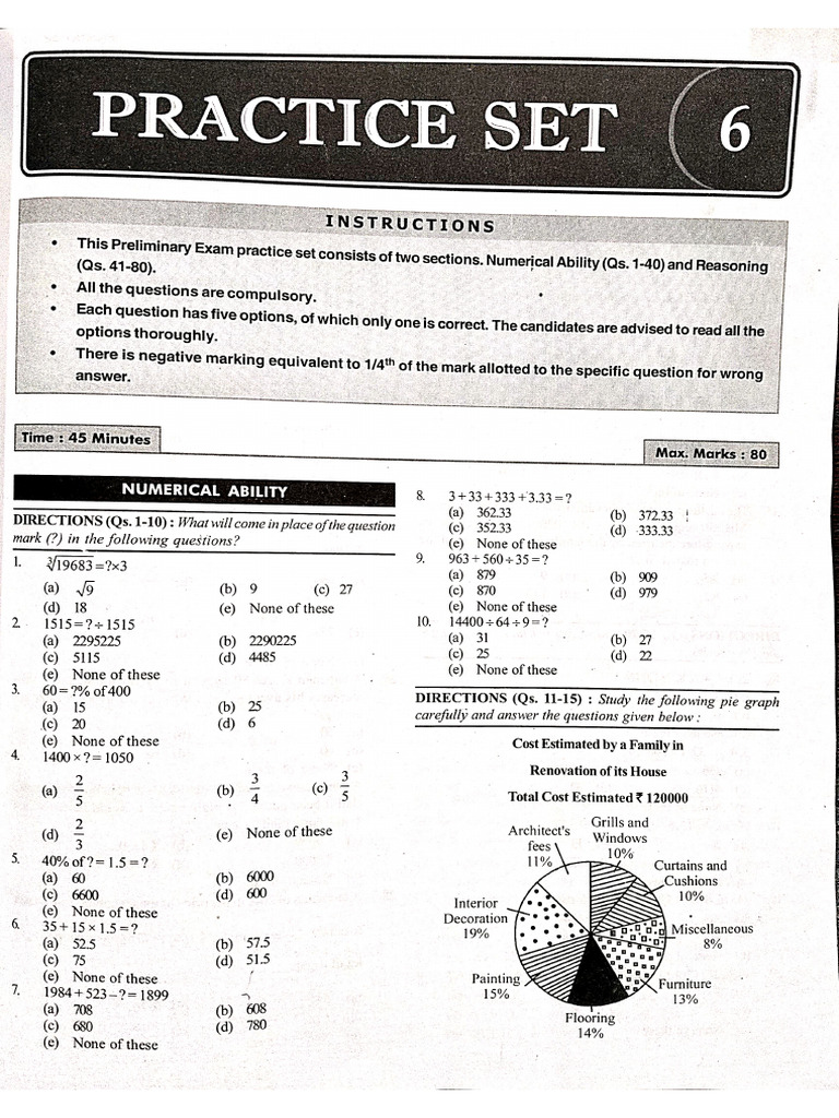 Bank Practice Set | PDF