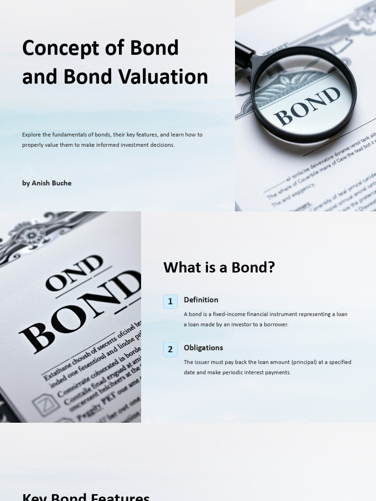 Bond Basics and Valuation Guide | PDF