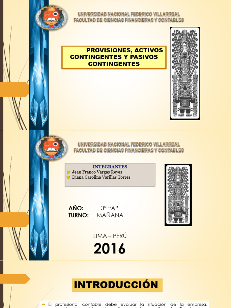 NIC 37 - Provisiones, Pasivos y Activos Contingentes | PDF ...