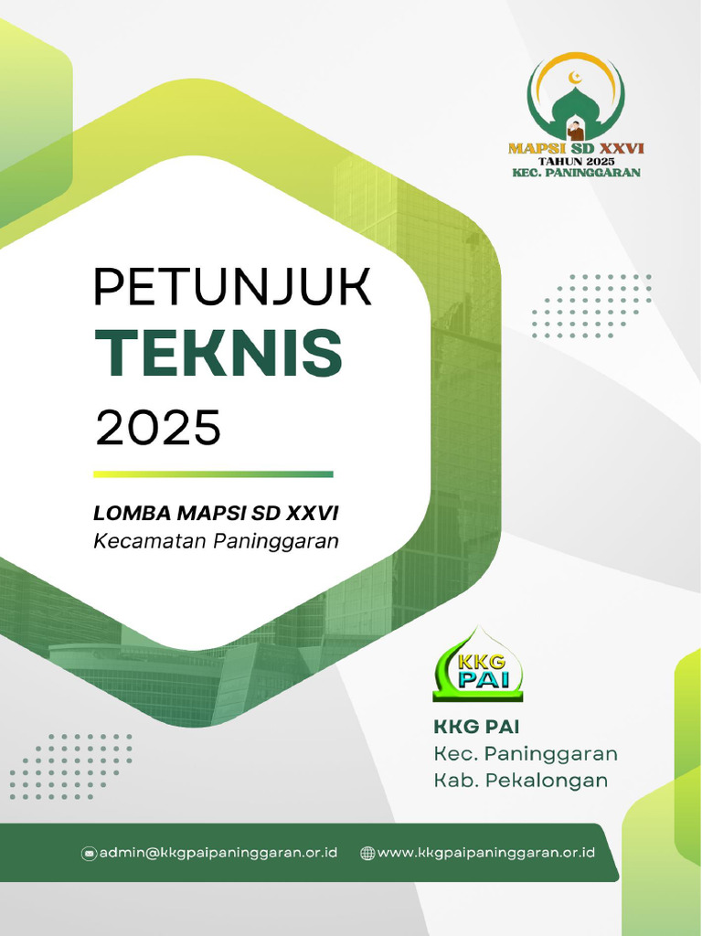 Juknis Lomba MAPSI SD Paninggaran 2025 | PDF