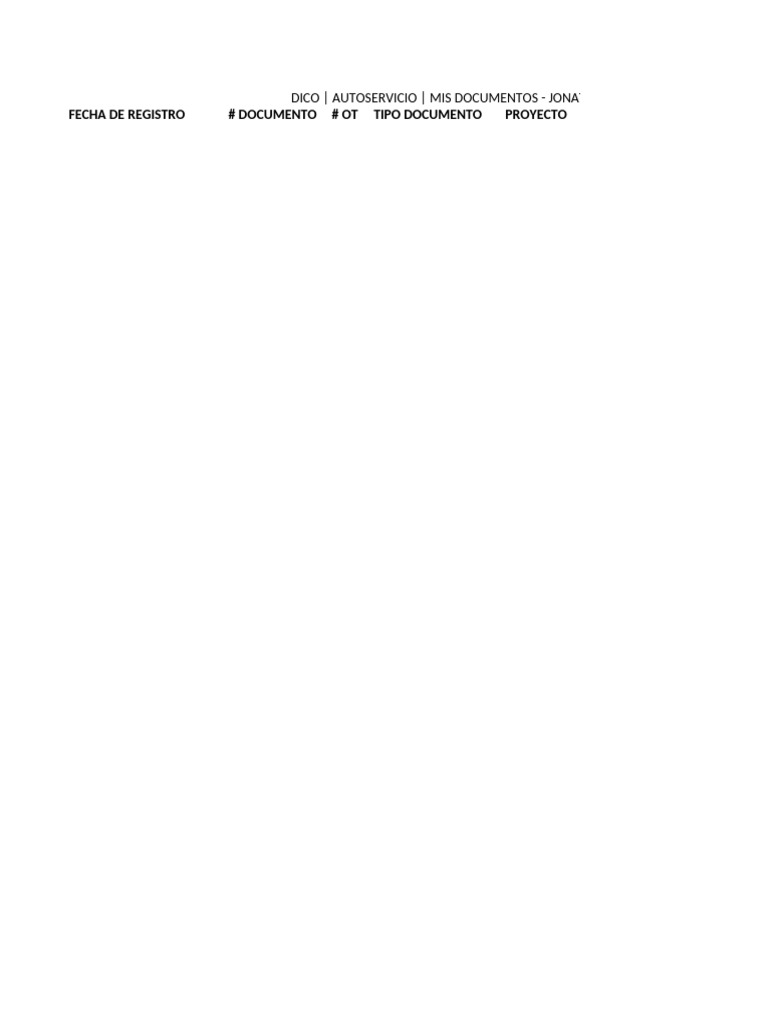 Dico Autoservicio Mis Documentos - Jonathan Alexander Lopez Suta | PDF