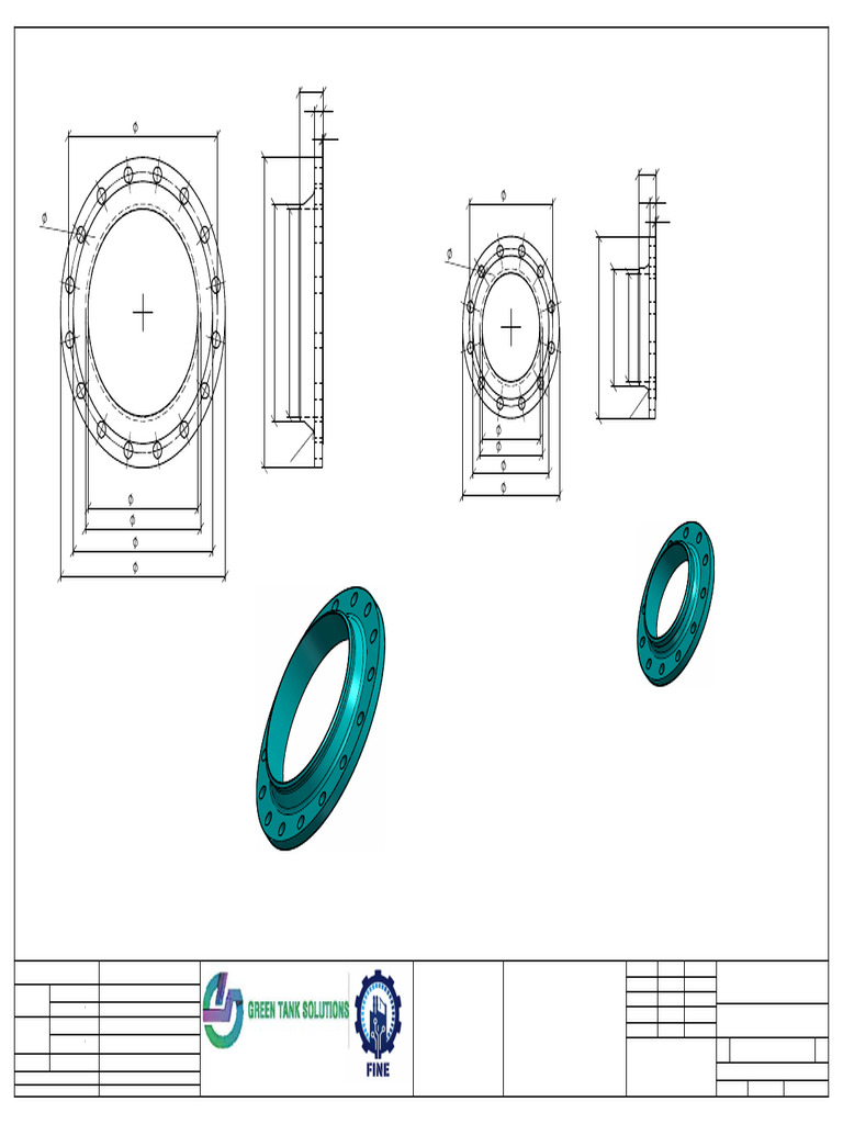 WN Flange PN16 1 | PDF | Mechanical Engineering | Industrial Processes