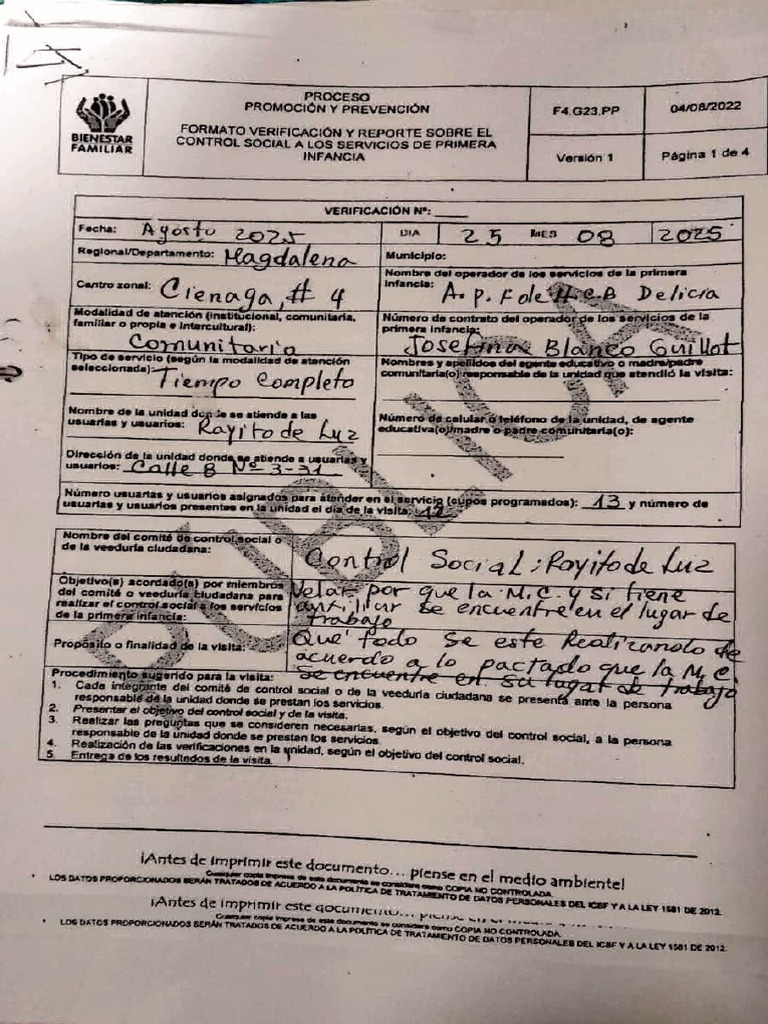 Control Social Rayito de Luz | PDF | Psicología Social