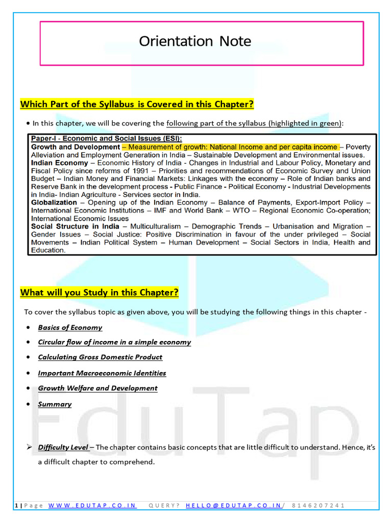 Orientation Note Lyst1302 | PDF | Gross Domestic Product | Macroeconomics