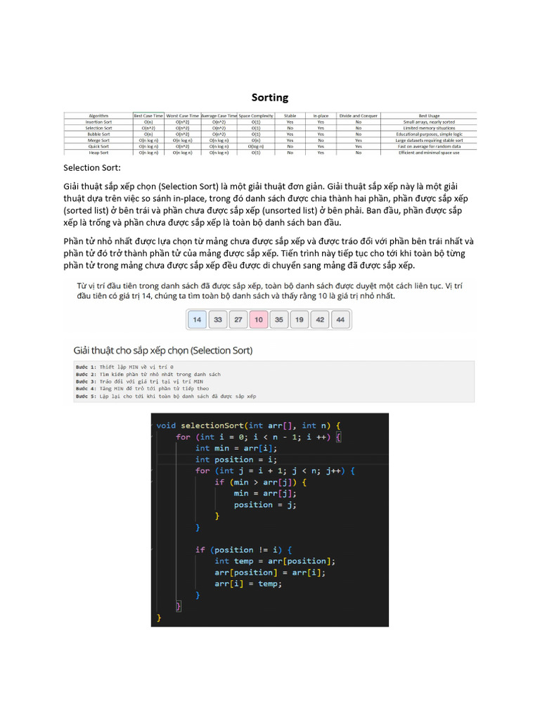 Sorting | PDF