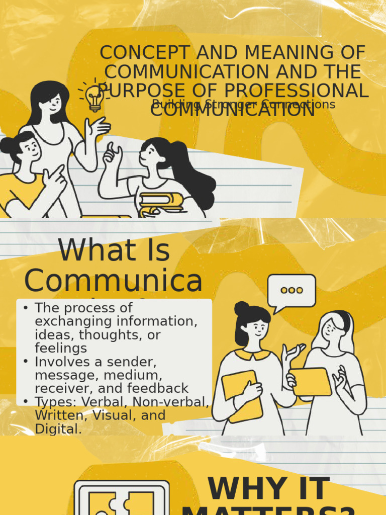 Effective Communication Building Stronger Connections in Golden Yellow ...