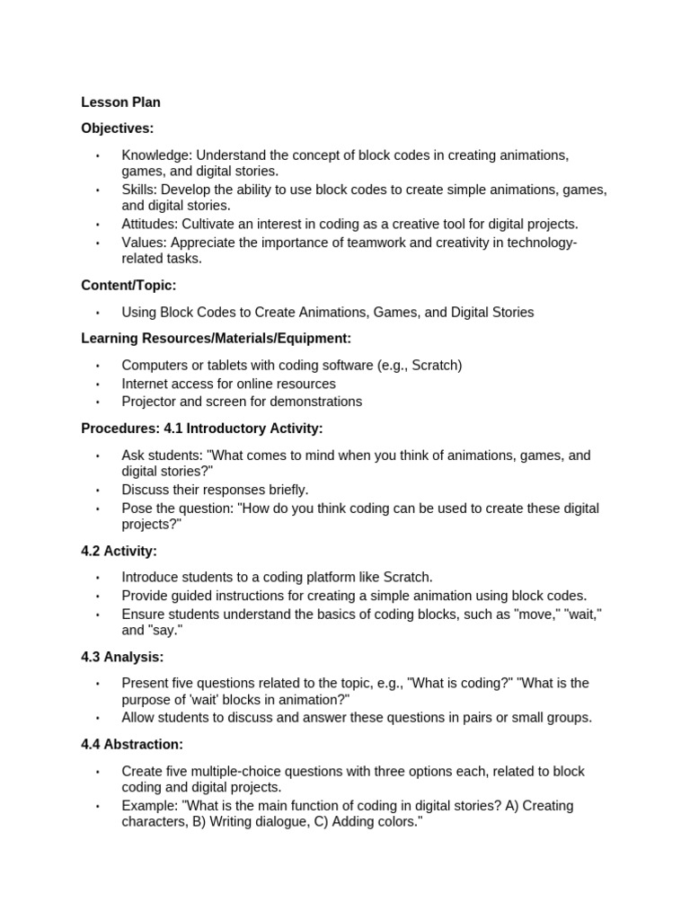 Es To Create Animations, Games, and Digital Stories | PDF | Computer Programming | Scratch ...