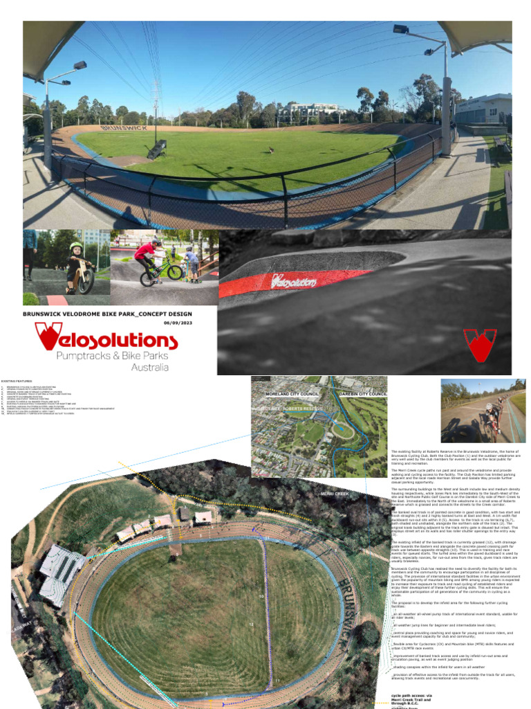 Brunswick Velodrome Bike Park CD Drawing Set | PDF | Adventure Travel ...