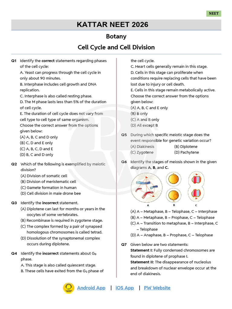 68944bc2c72f6b97454582a9 - ## - Cell Cycle and Cell Division Practice ...
