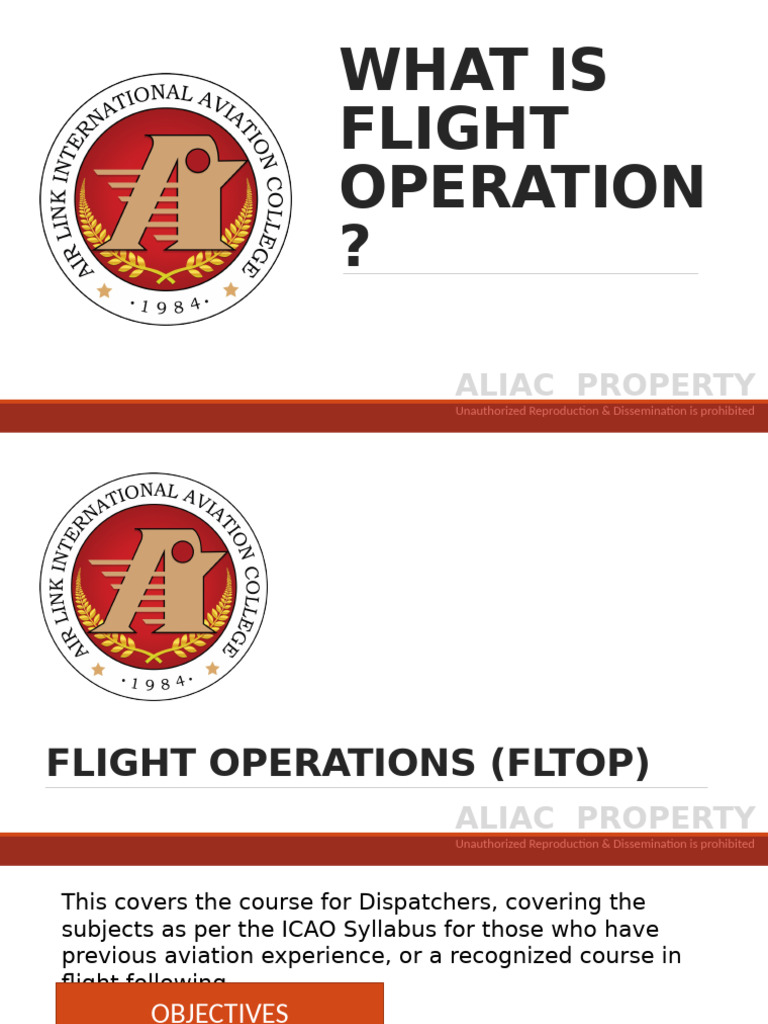 Course+Introduction+ +What+is+Flight+Operation | PDF