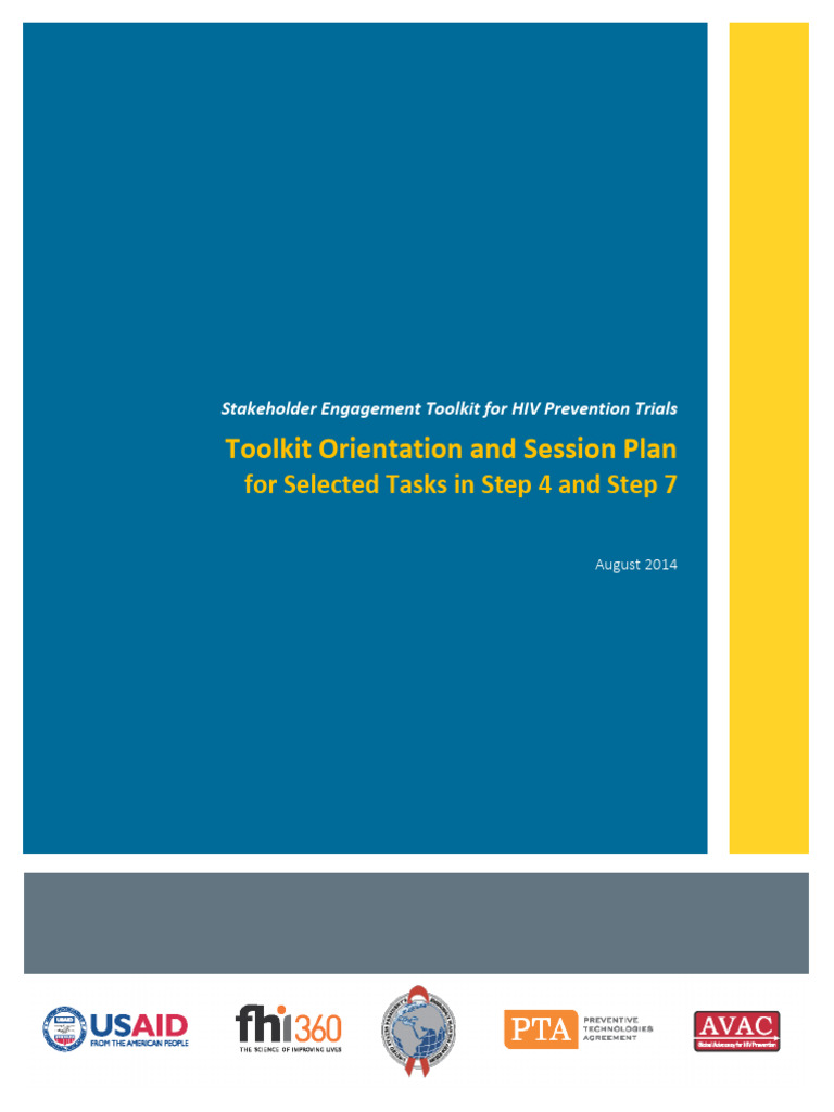 HIV Prevention Trials Engagement Toolkit | PDF | Capacity Building