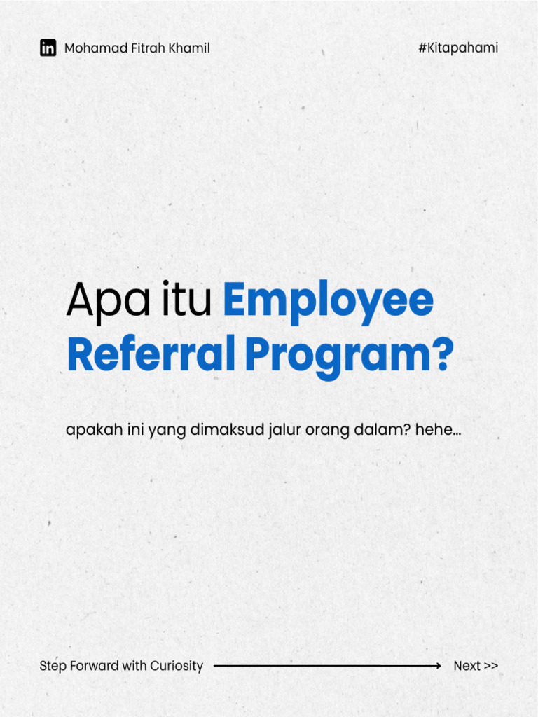 61 - Apa Itu Employee Referral Program | PDF