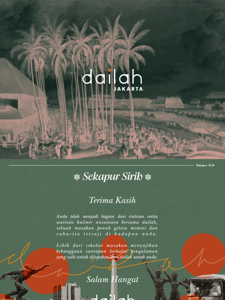 Menu Dailah Jakarta | PDF
