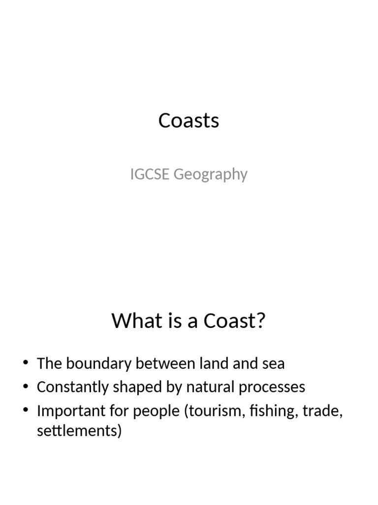 Understanding Coastal Geography and Management | PDF