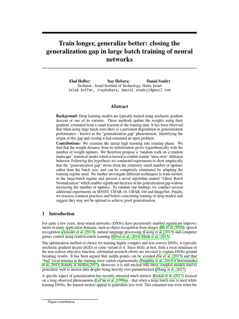 Train Longer, Generalize Better: Closing The Generalization Gap in ...