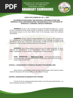 Barangay Drug Rehabilitation Desk Order | PDF | Substance Abuse | Crimes
