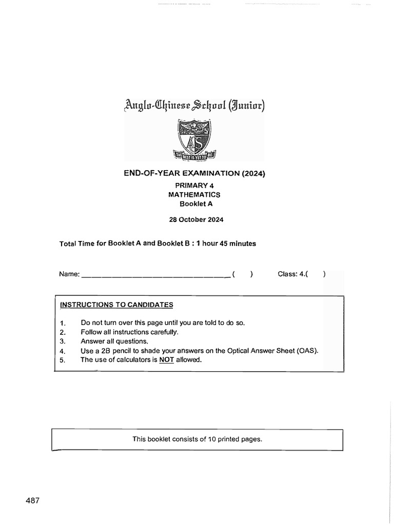 Eoy 2024 Acsj | PDF
