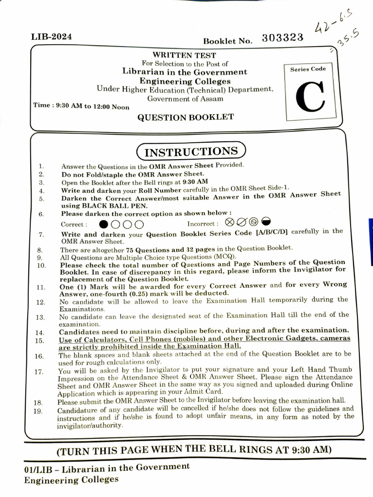 Librarian Engg College | PDF