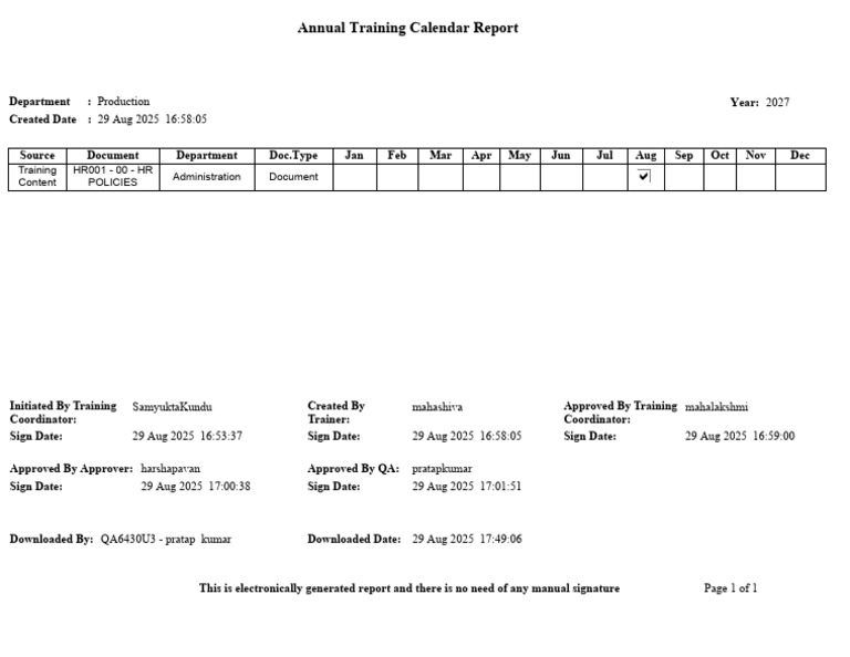 ATC Report | PDF