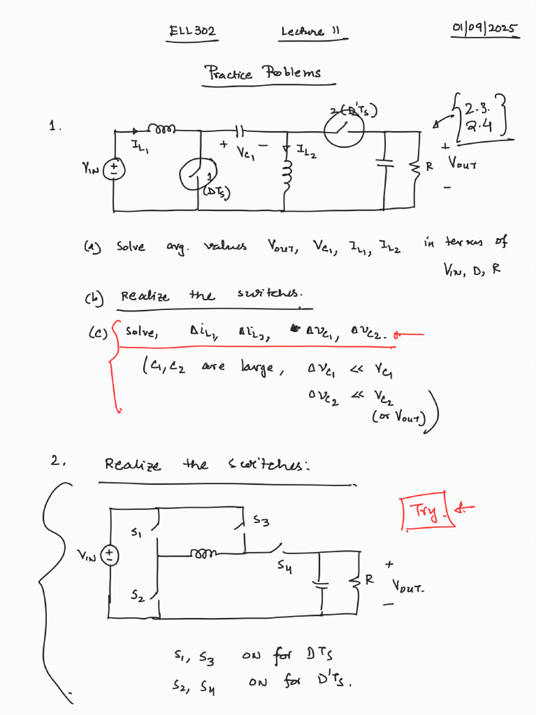 Lec 11 - Practice Problems | PDF