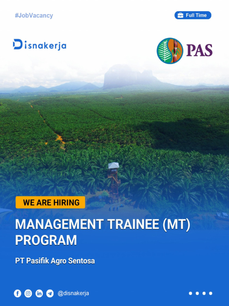 Lowongan Kerja PT Pasifik Agro Sentosa Disnakerja 1740039260 | PDF