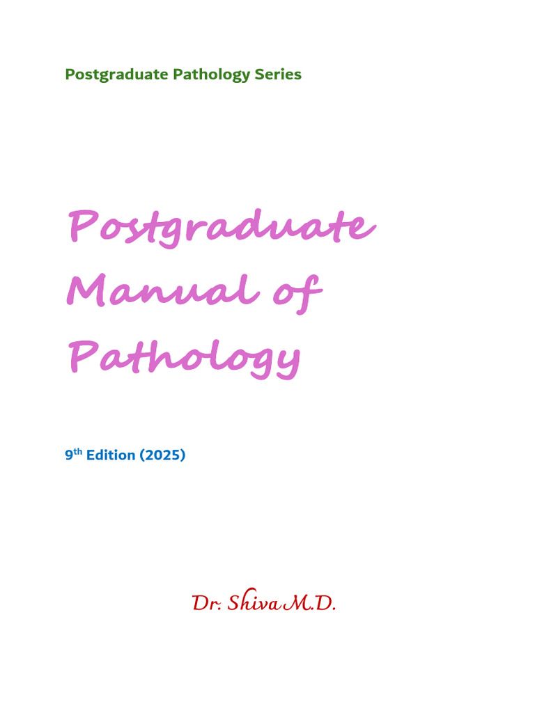 Postgraduate Manual of Pathology 9th Ed. | PDF | Inflammation | Wound ...