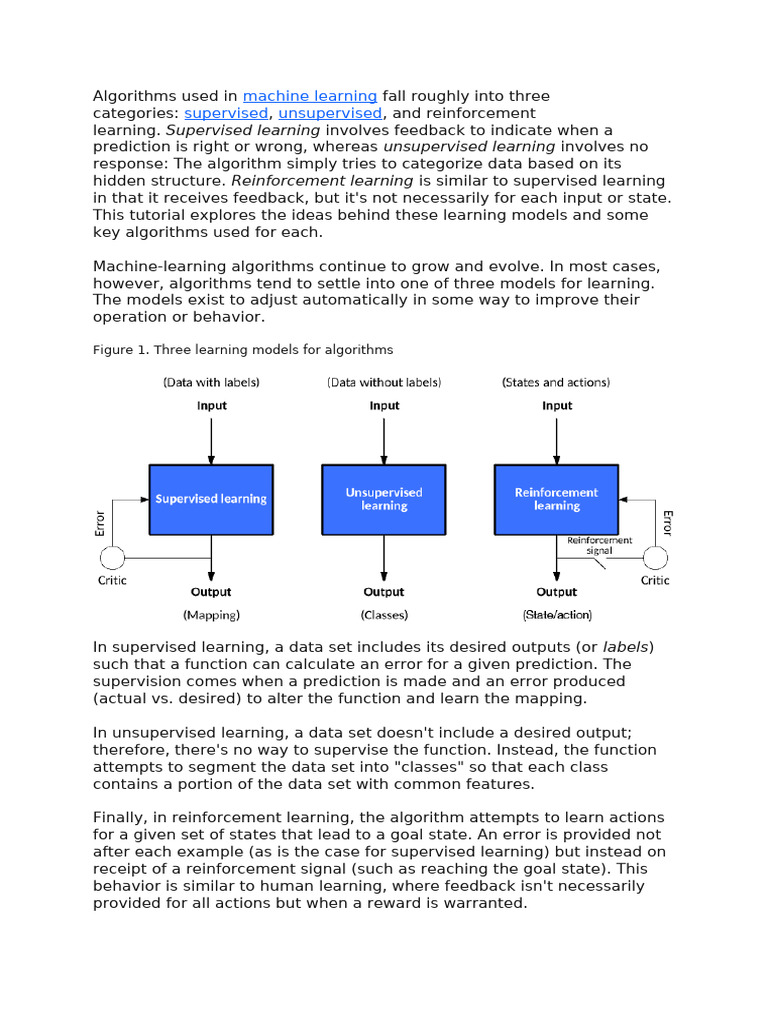 Model For Machine Learing | PDF | Cluster Analysis | Machine Learning