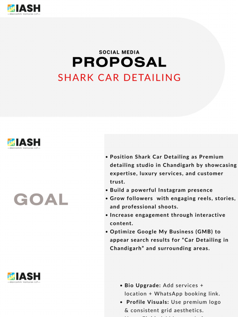 Shark Car Detailing-Proposal | PDF
