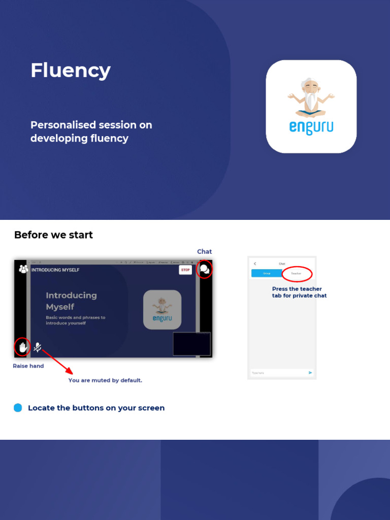 Fluency Development Session Guide | PDF | Linguistics | Human Communication