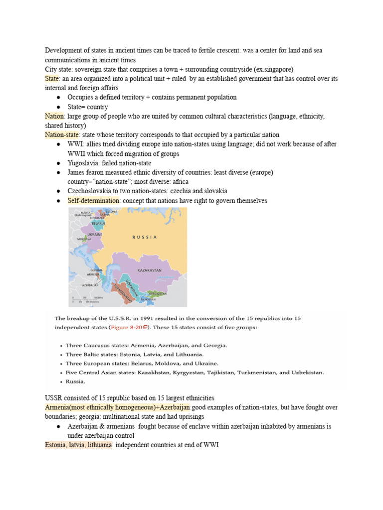 Ancient States and Nation-States Explained | PDF | Nation State ...