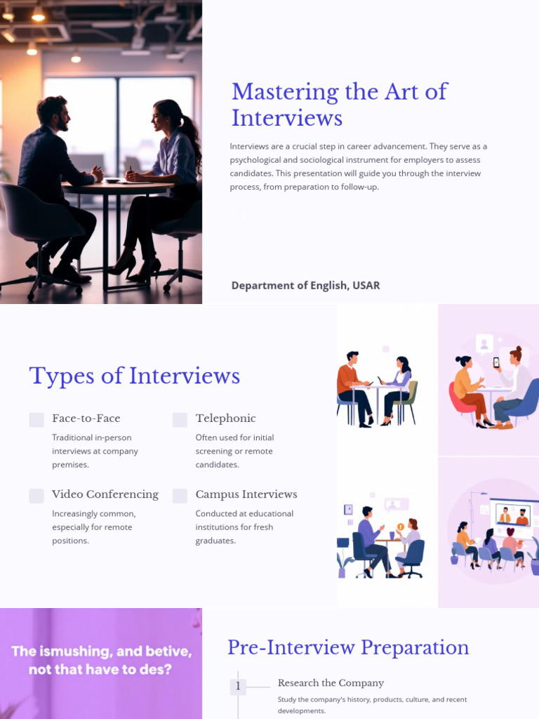 L1 Interviews and Resumes | PDF | Résumé