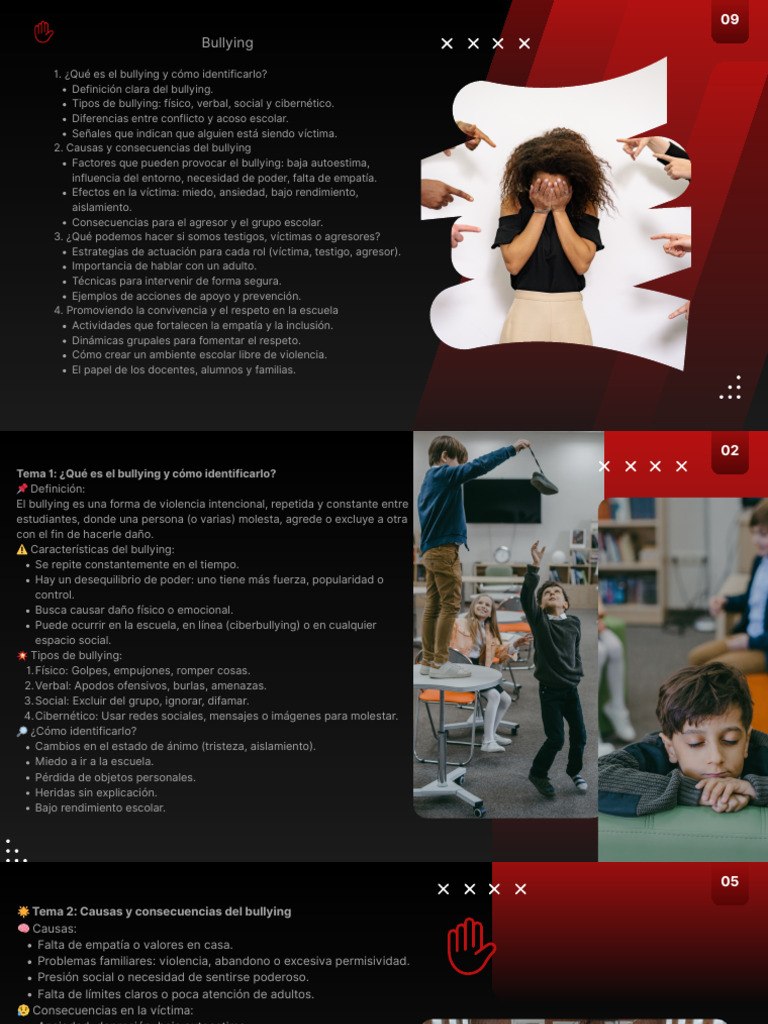 Guía completa sobre el bullying escolar | PDF | Agresión | Psicología ...