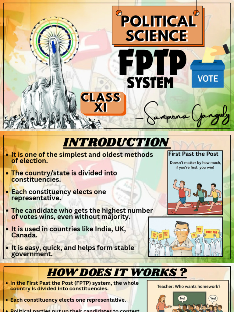 Understanding the FPTP Election System | PDF | Voting | Electoral District