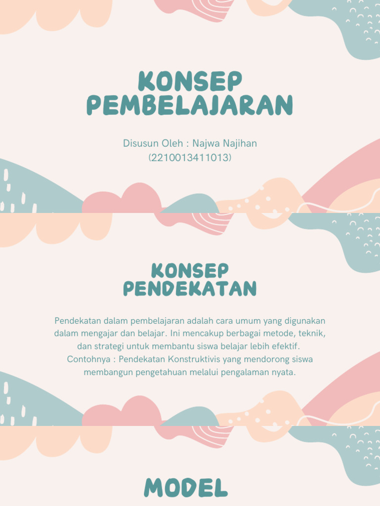 Uts (Konsep Pembelajaran) | PDF