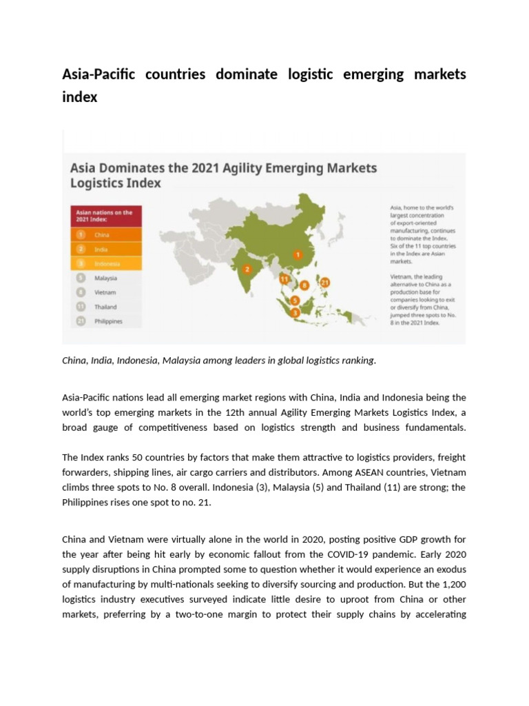 Emerging Markets Index - W12 Case Study | PDF | China | World Politics