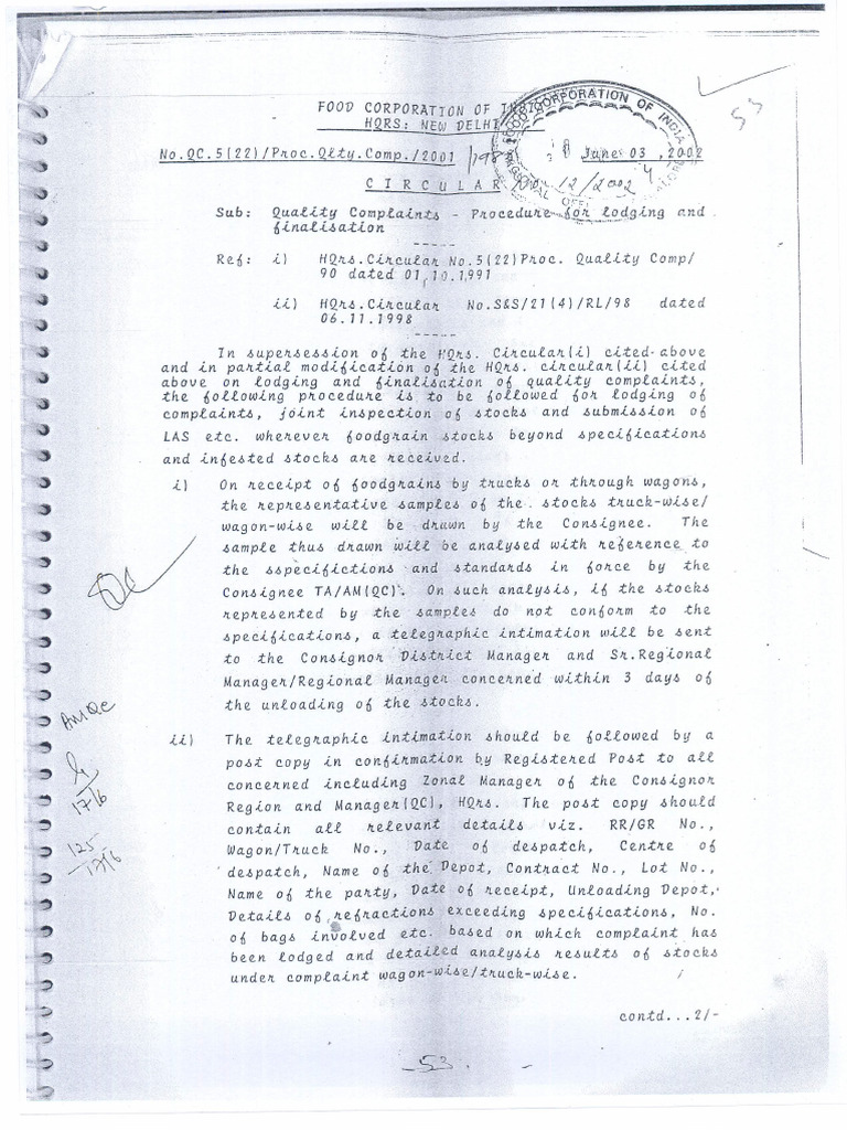 Infestation Complaint Resolution Guidelines | PDF