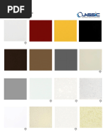 MAPEI Grout Color Chart 2025 | PDF