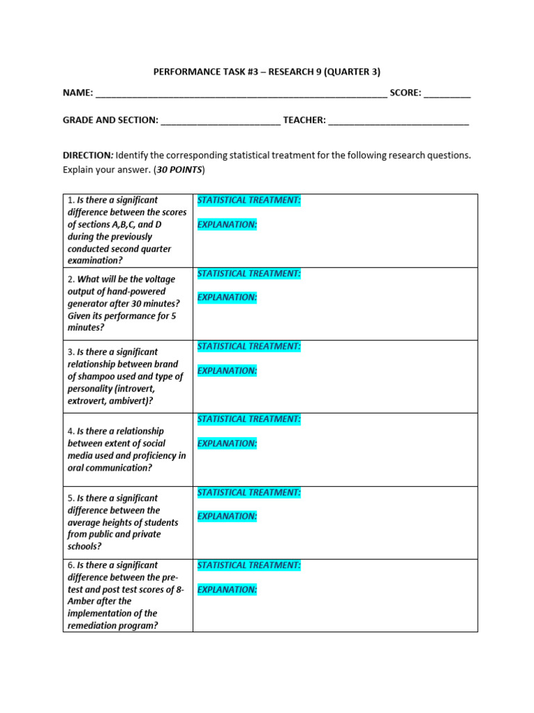 q3 - Performance Task #3 | PDF