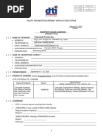 DTI Sales Promotion Permit Guidelines | PDF | Metro Manila | Business