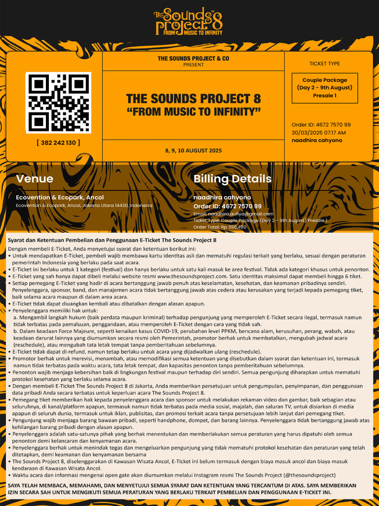 The Sound Project Tiket 2 | PDF